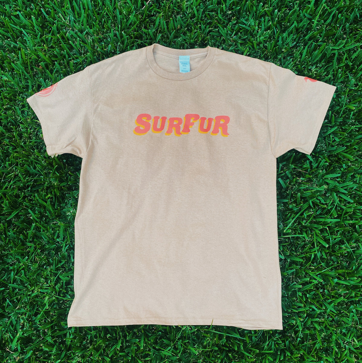 Surfur Tee - Sand – The Public Pet